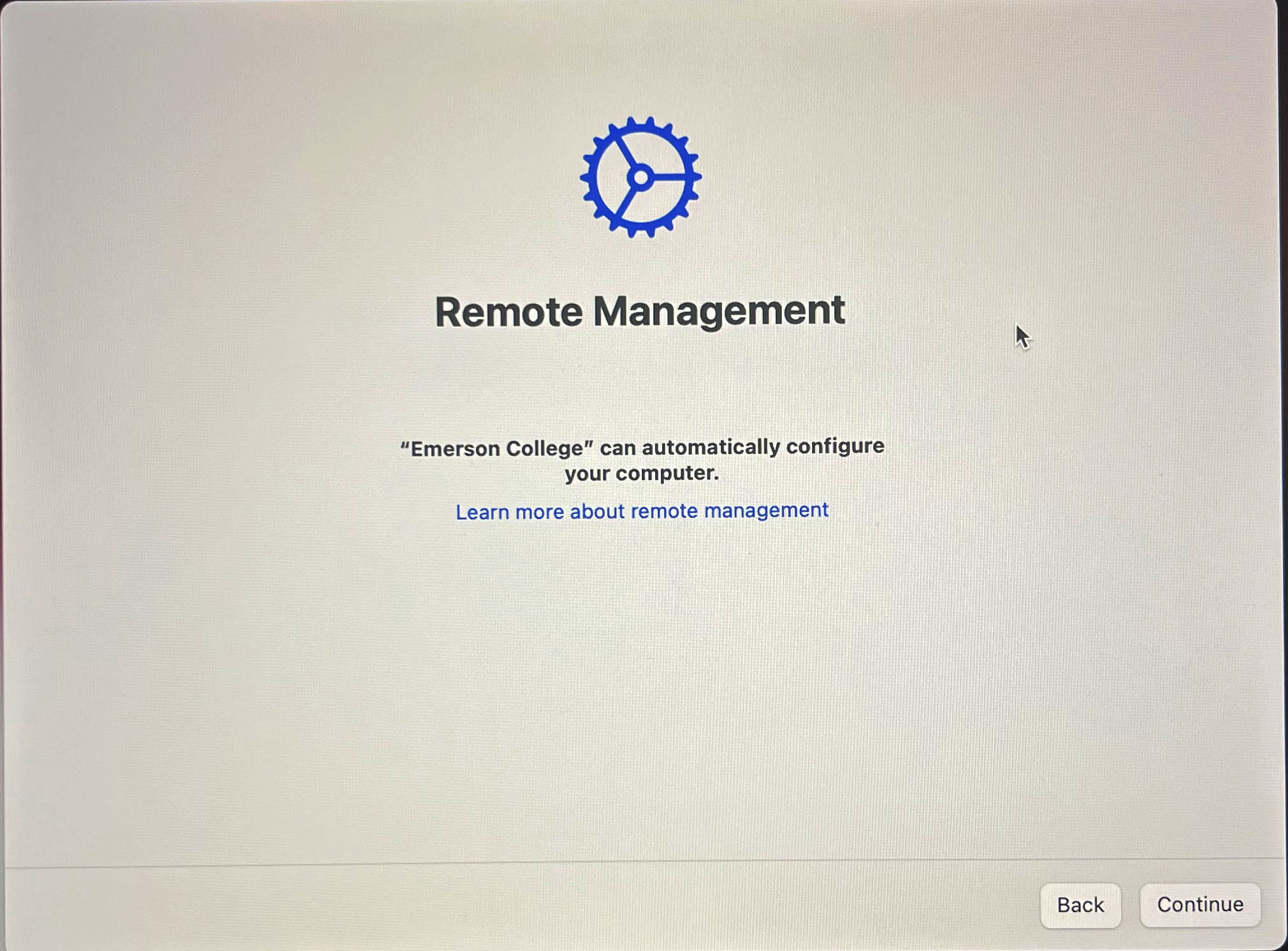 Zero Touch Deployment (Mac Machines) – Emerson College Technology & Media