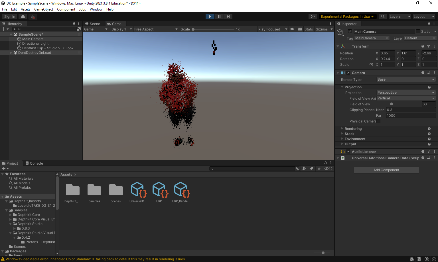 Depthkit + VFX and Unity – Emerson College Technology & Media