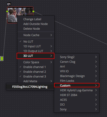 Resolve: LUTs Overview – Emerson College Technology & Media
