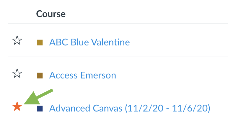 Customize your Canvas Dashboard – Emerson IT Help Desk