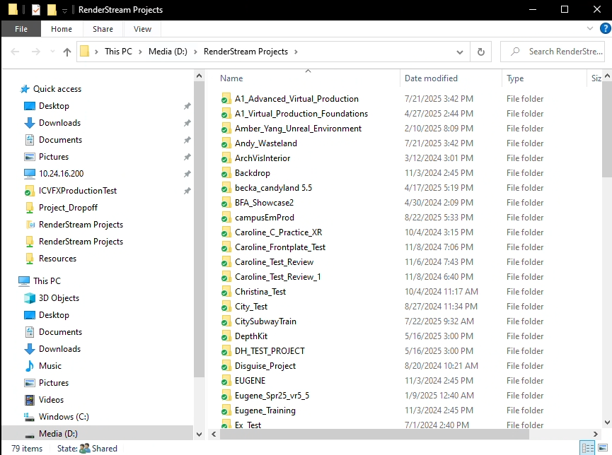 Transferring RS Projects into the XR Studio – Emerson College Technology & Media